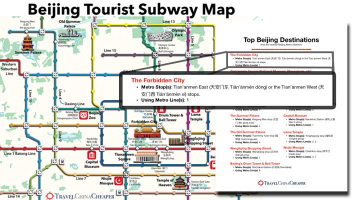 Free Downloadable Beijing Subway Map for Tourists in 2026