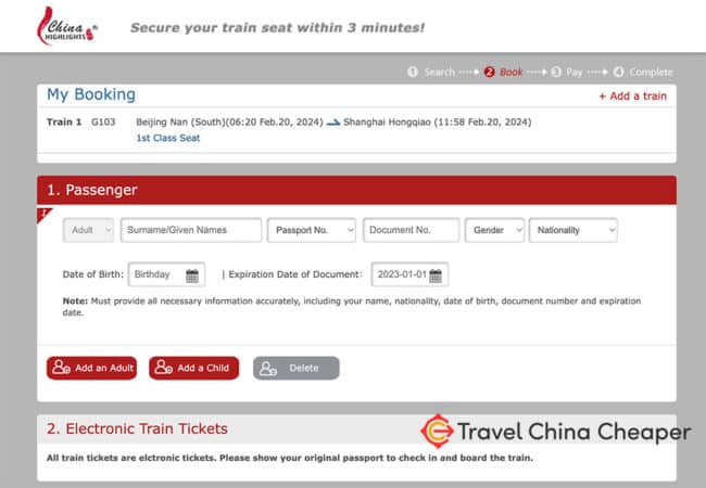 How to Buy Train Tickets in China as a Foreigner in 2026