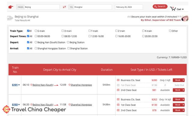 How to Buy Train Tickets in China as a Foreigner in 2025