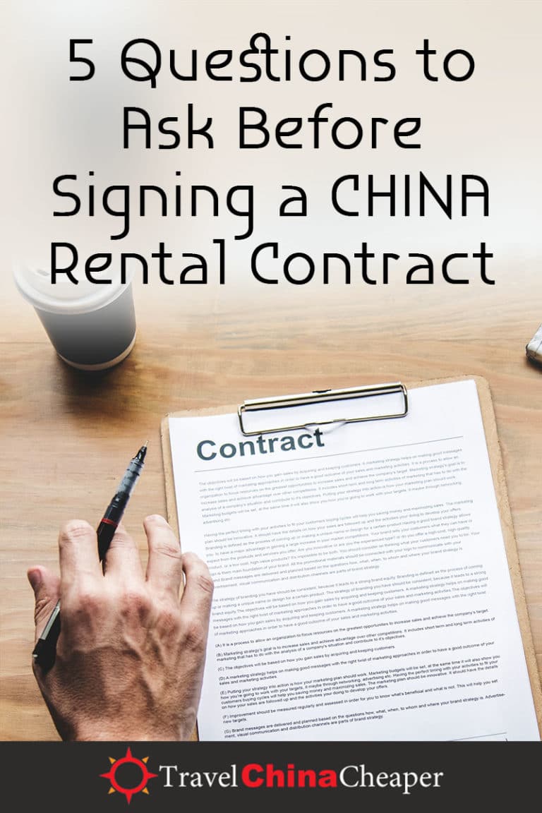 China Rental Contract | 5 Questions to Ask Before Signing in 2023